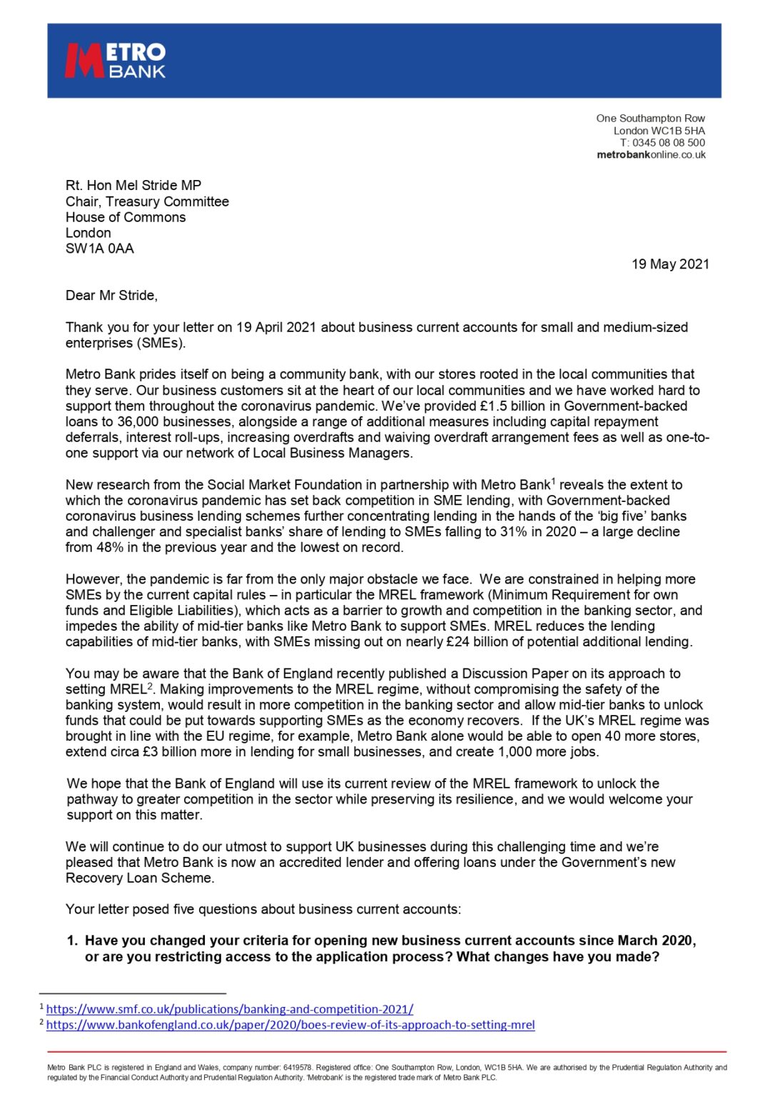 Did Metro Bank Cause Problems for Customers Opening Business Accounts ...