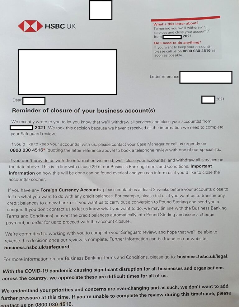 Well Documented HSBC “Safeguard Review” Problems Now Affecting People ...